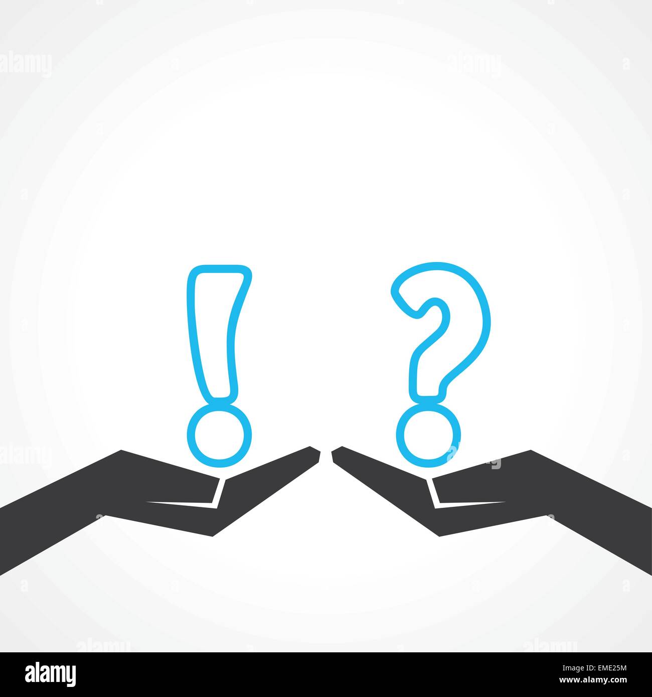 Exclamation point and question mark Stock Vector Images - Alamy