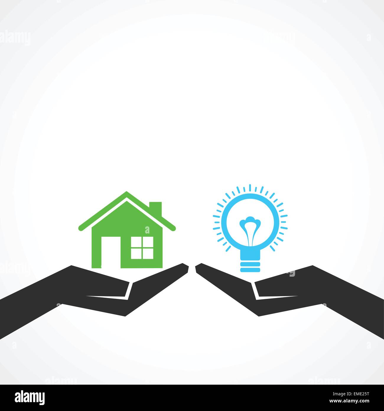 Illustration of compare home and idea concept Stock Vector Image & Art ...