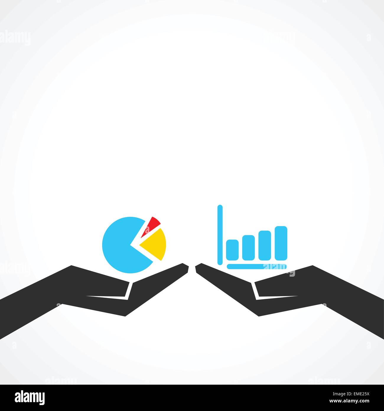Different illustration of business graph concept Stock Vector Image ...