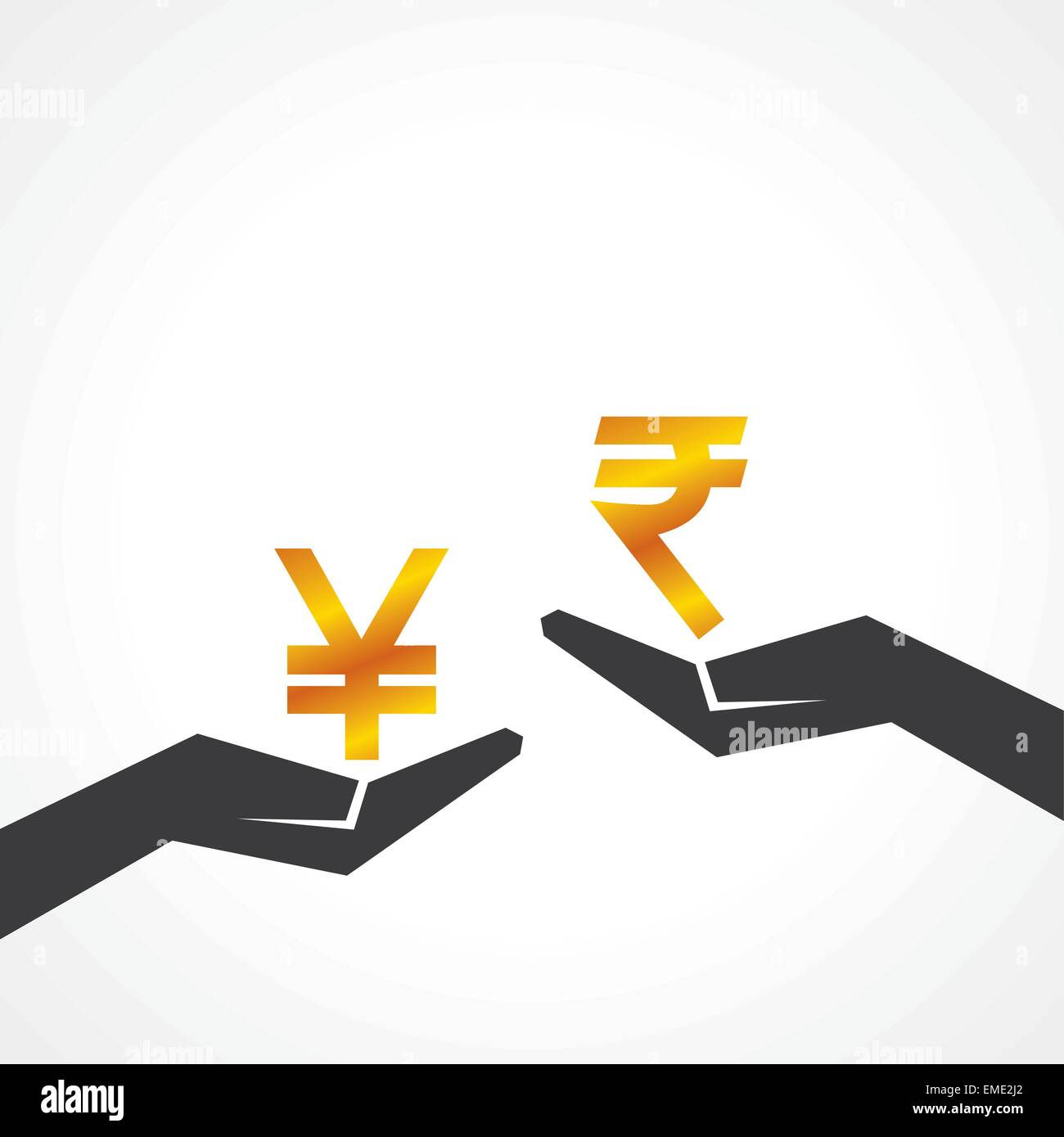 Rupee value concept Stock Vector Images - Alamy