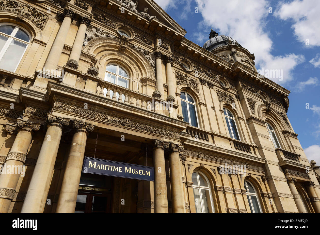 The entrance to the Maritime Museum in Hull city centre UK Stock Photo ...