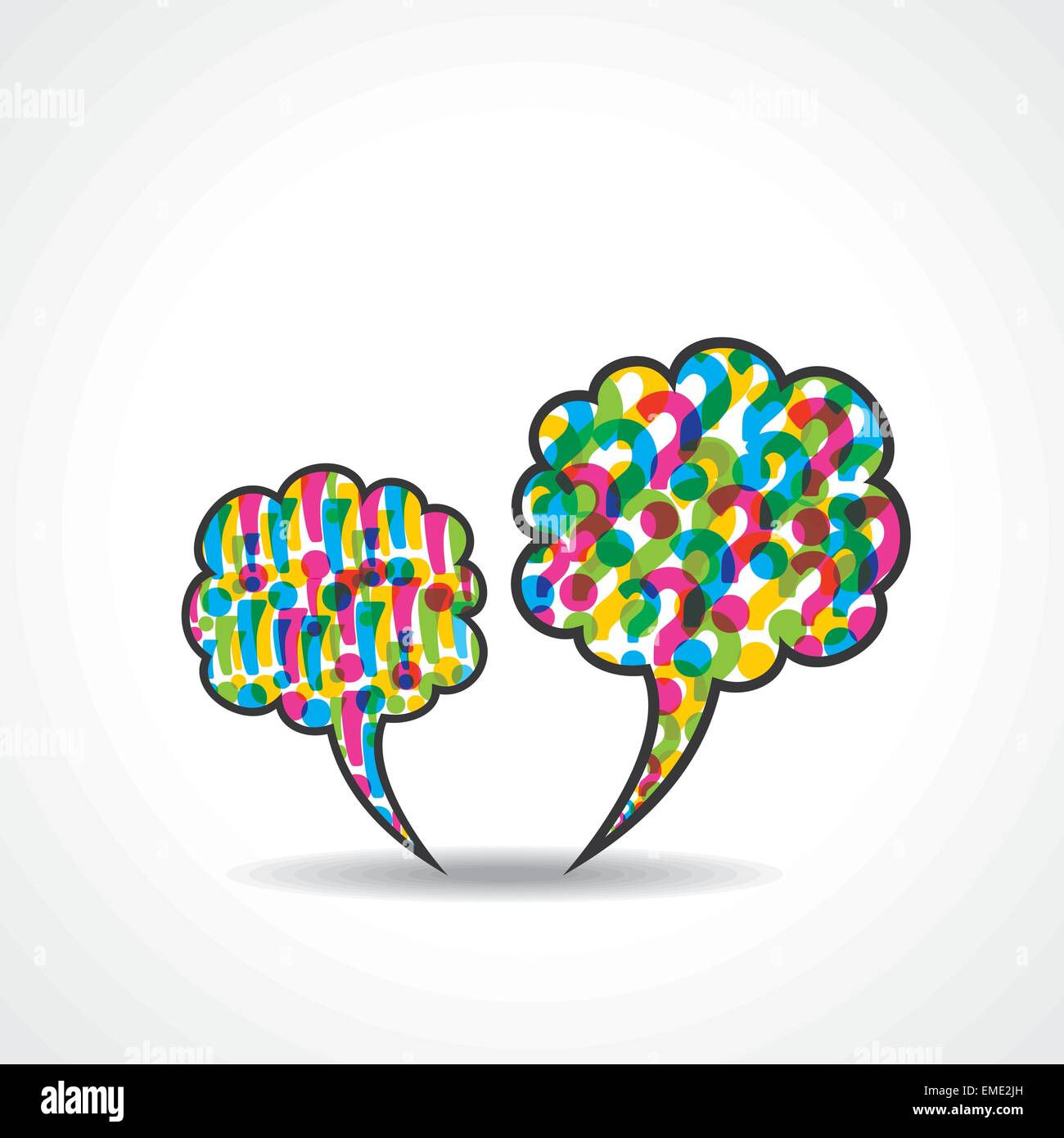 Contemplating question Stock Vector Images - Alamy