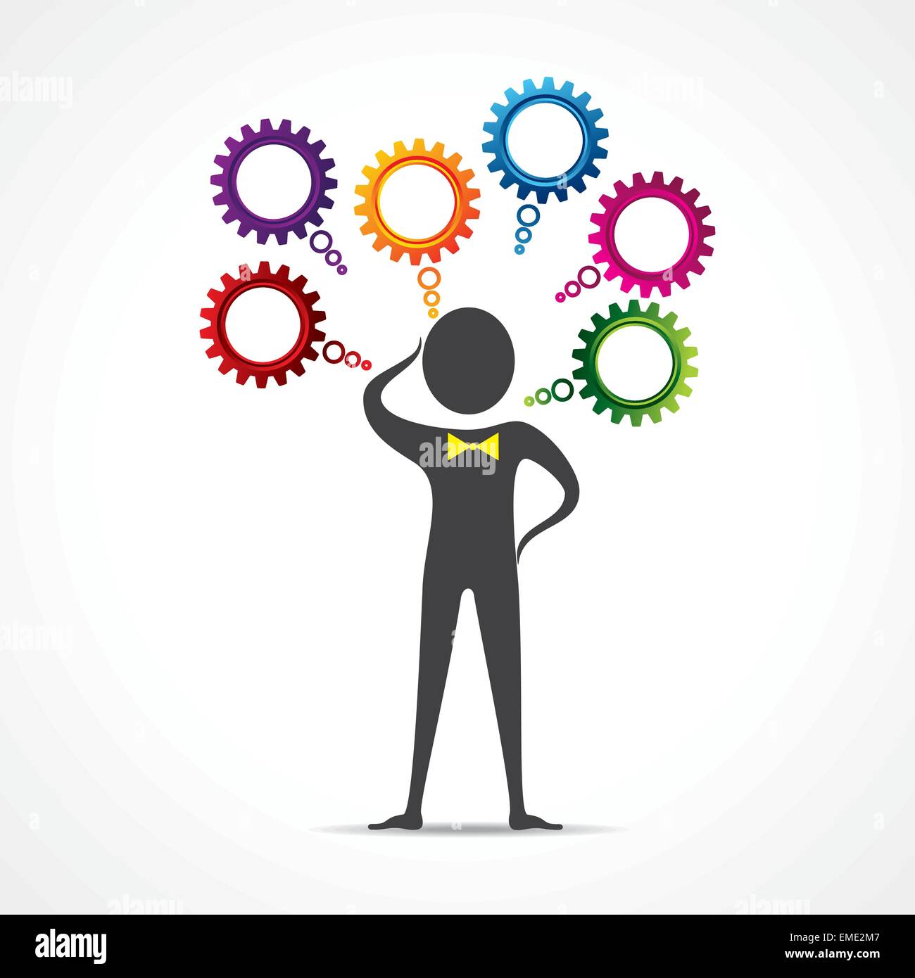 Communicate confused Stock Vector Images - Alamy