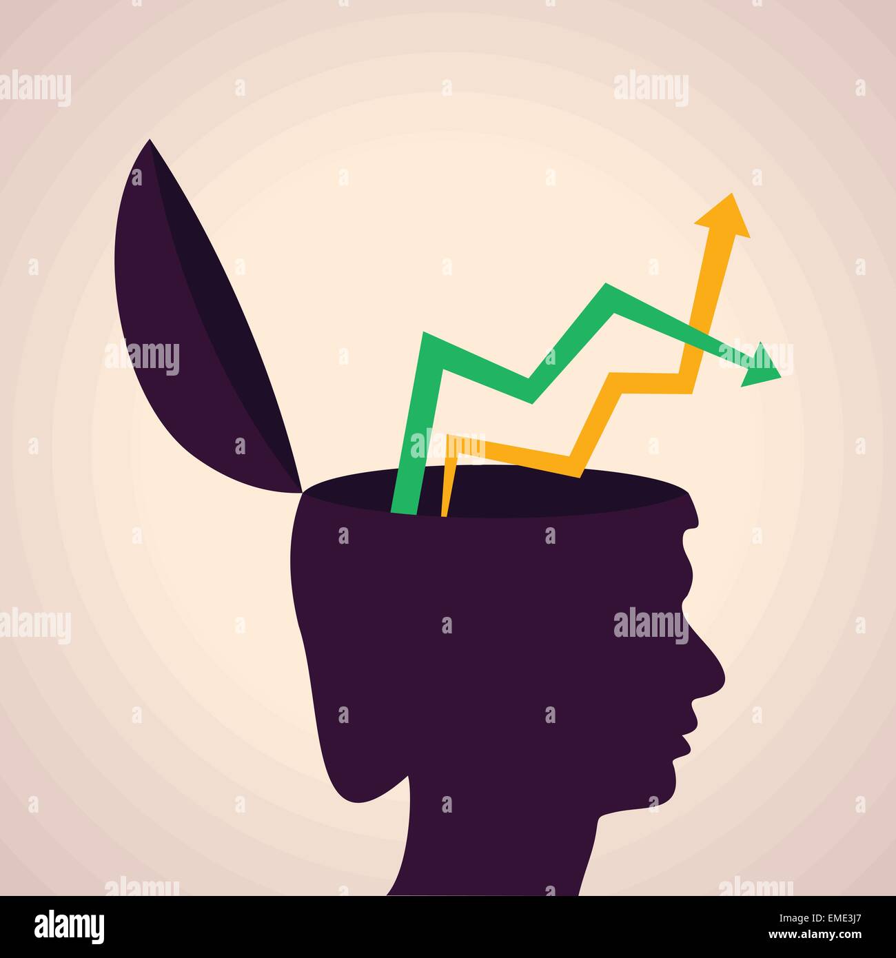 Person up down arrows hi-res stock photography and images - Alamy
