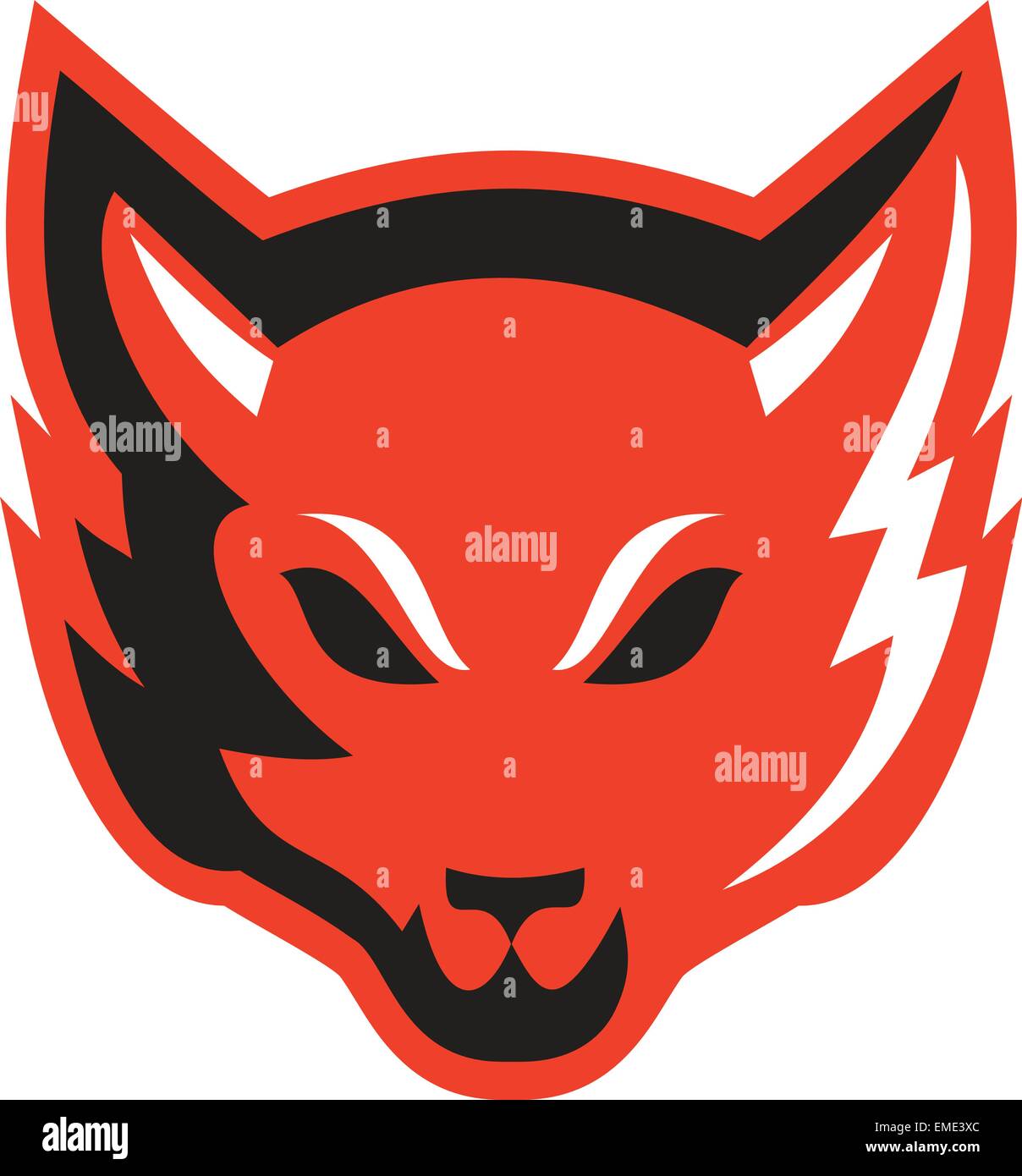 Fox head front hi-res stock photography and images - Alamy