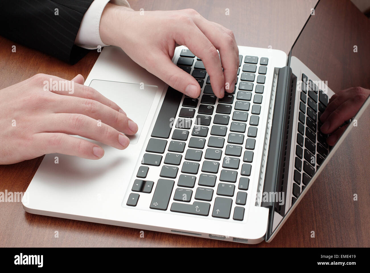 Computer corporate hands hi-res stock photography and images - Alamy