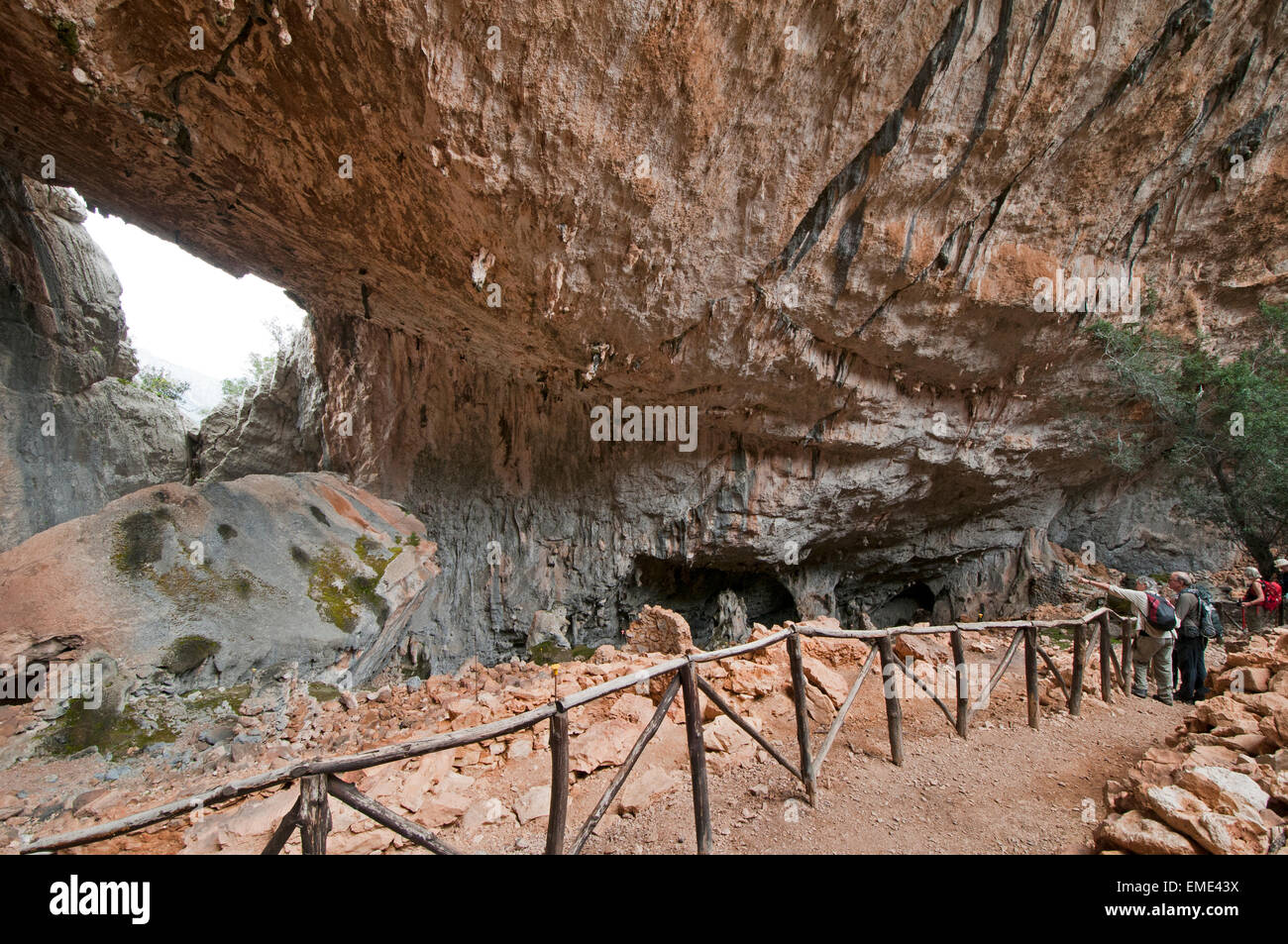 Dorgali,Sardinia,Italy,12/4/2015. Tourist visiting the old ...