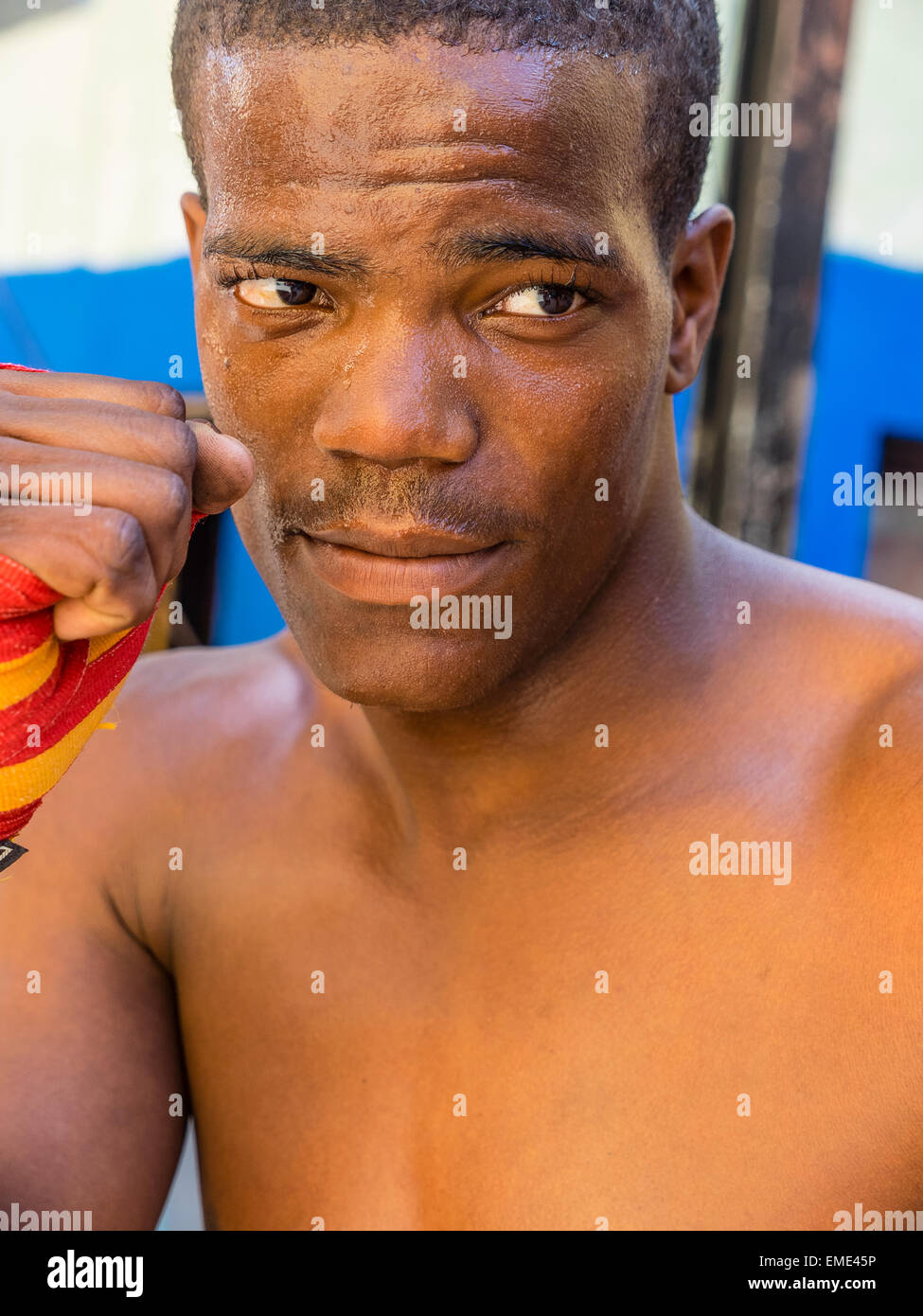 Cuban boxers in training hi-res stock photography and images - Alamy