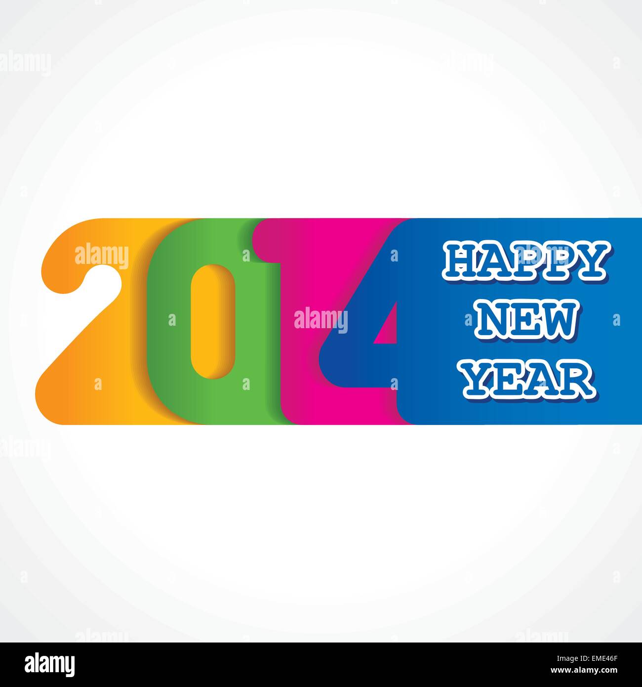 creative happy new year 2014 design stock vector Stock Vector Image ...