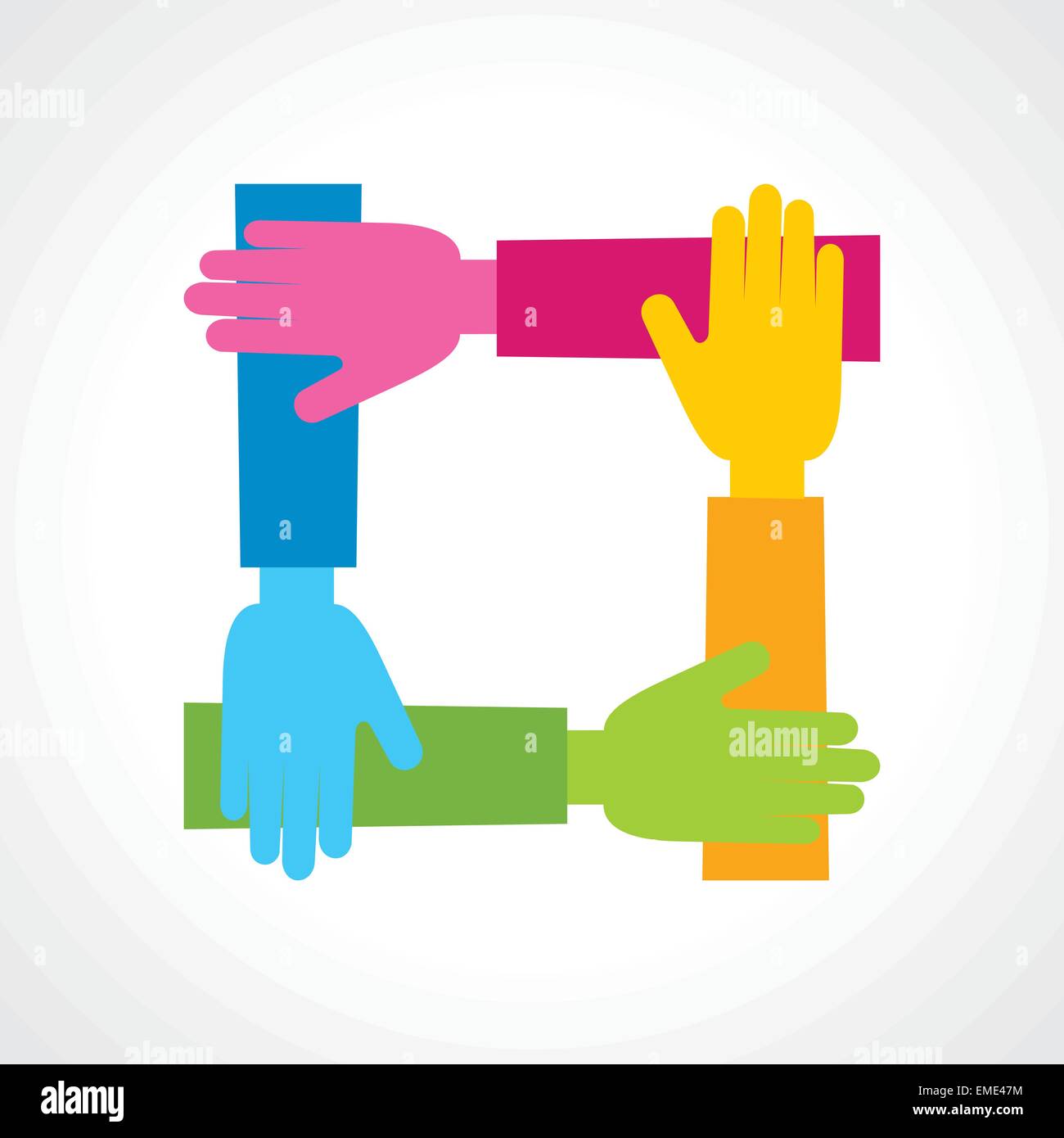 creative hand icon - vector illustration Stock Vector Image & Art - Alamy