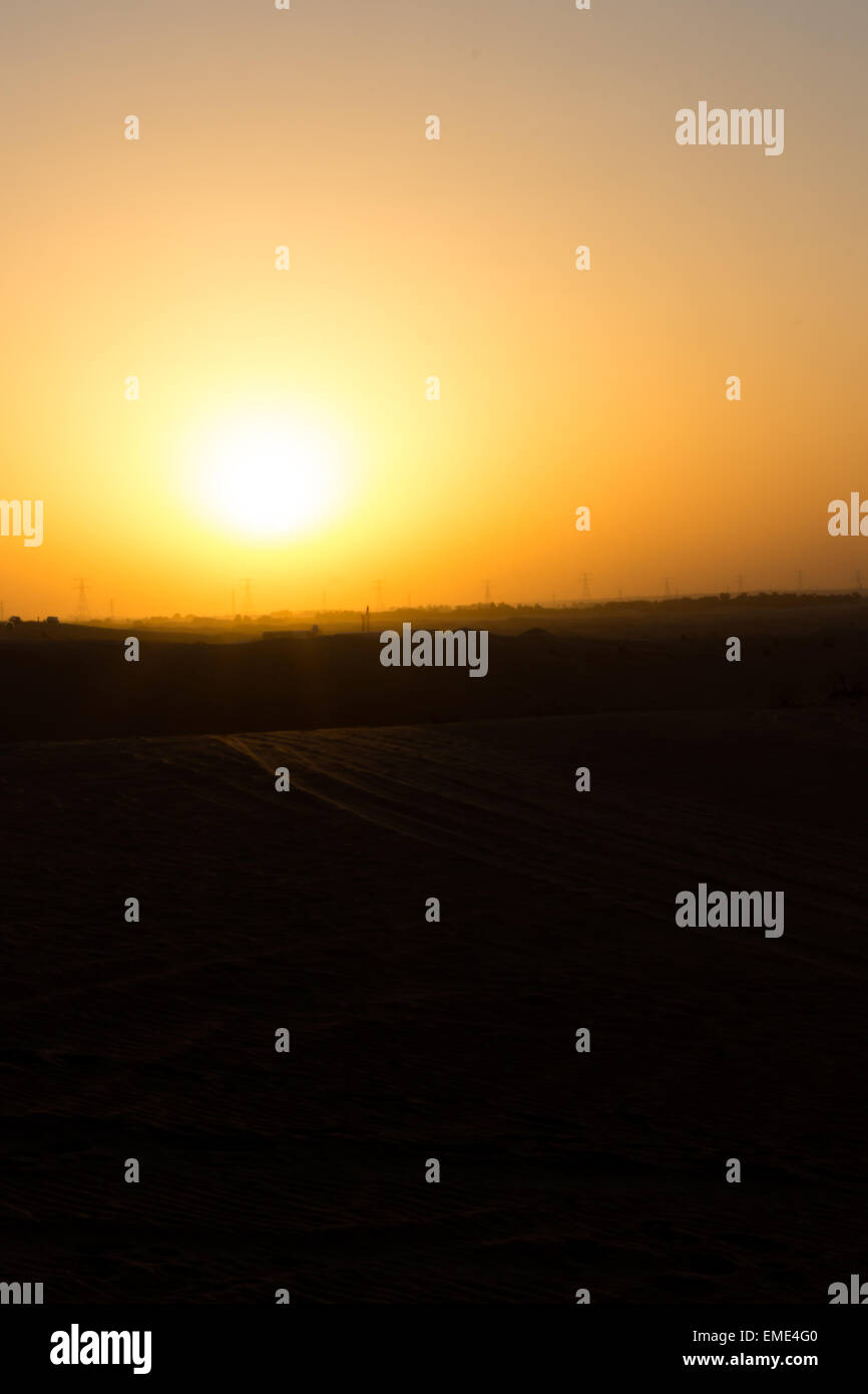 Dubai sand panorama hi-res stock photography and images - Alamy