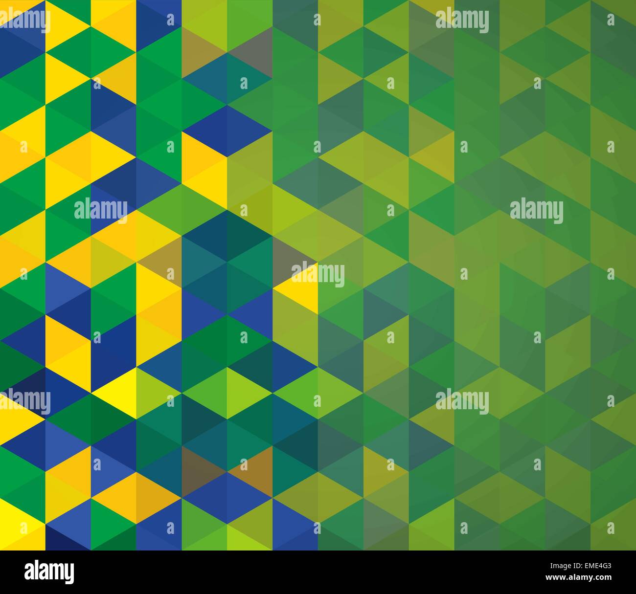 Abstract polygon background brazil flag hi-res stock photography and ...