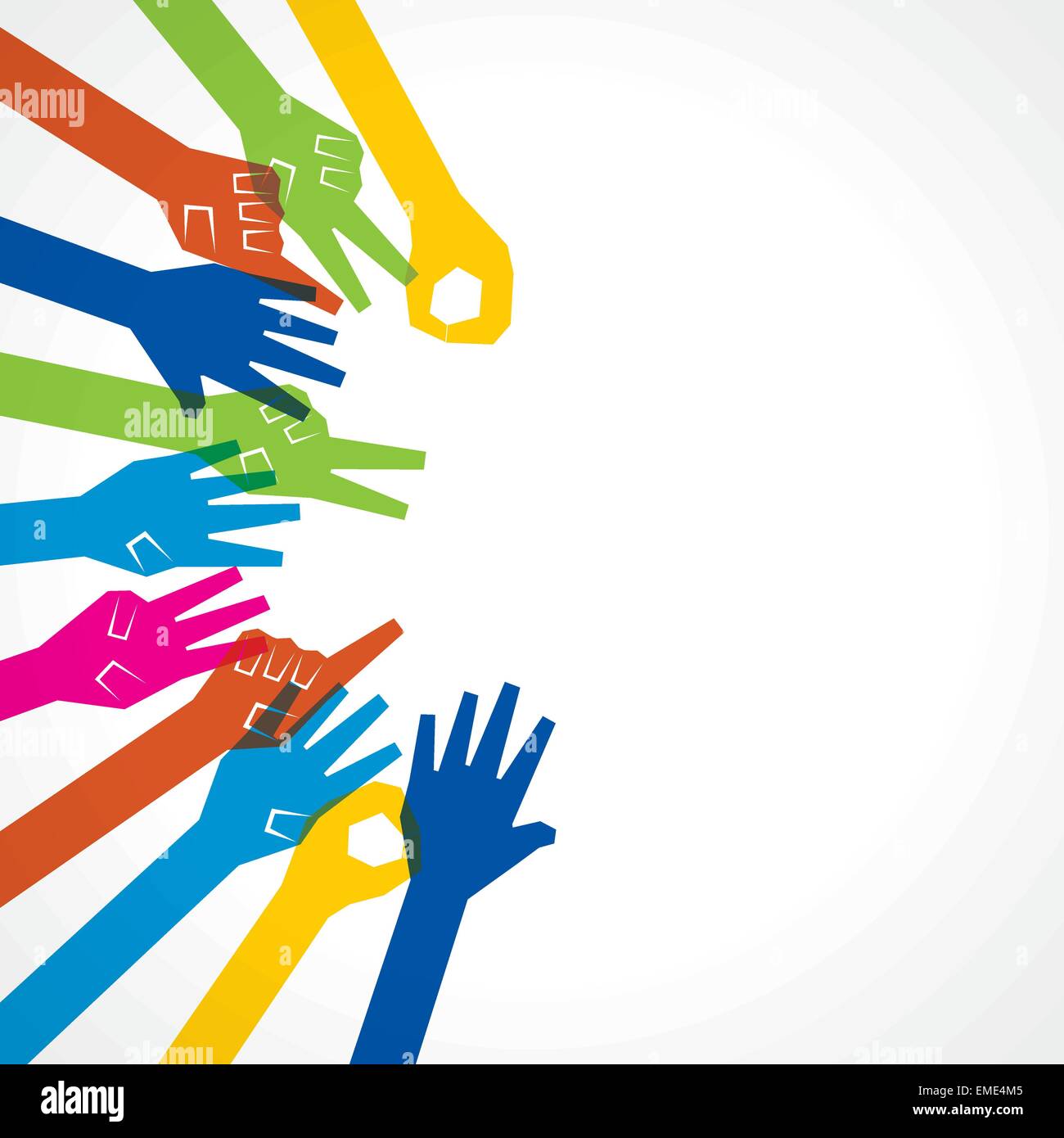 Creative hand icon - vector illustration Stock Vector Image & Art - Alamy