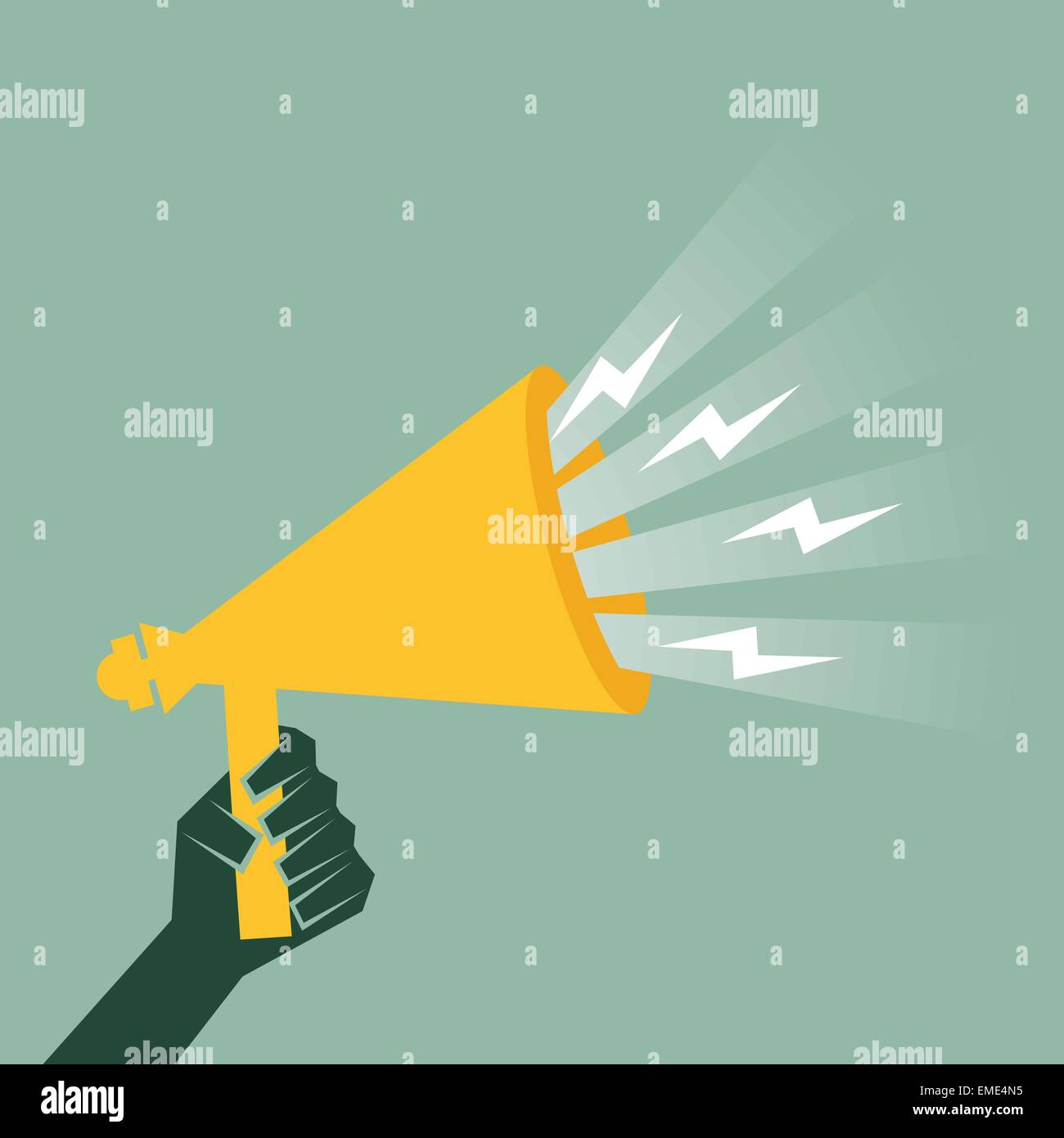 Megaphone stock vector Stock Vector Images - Alamy