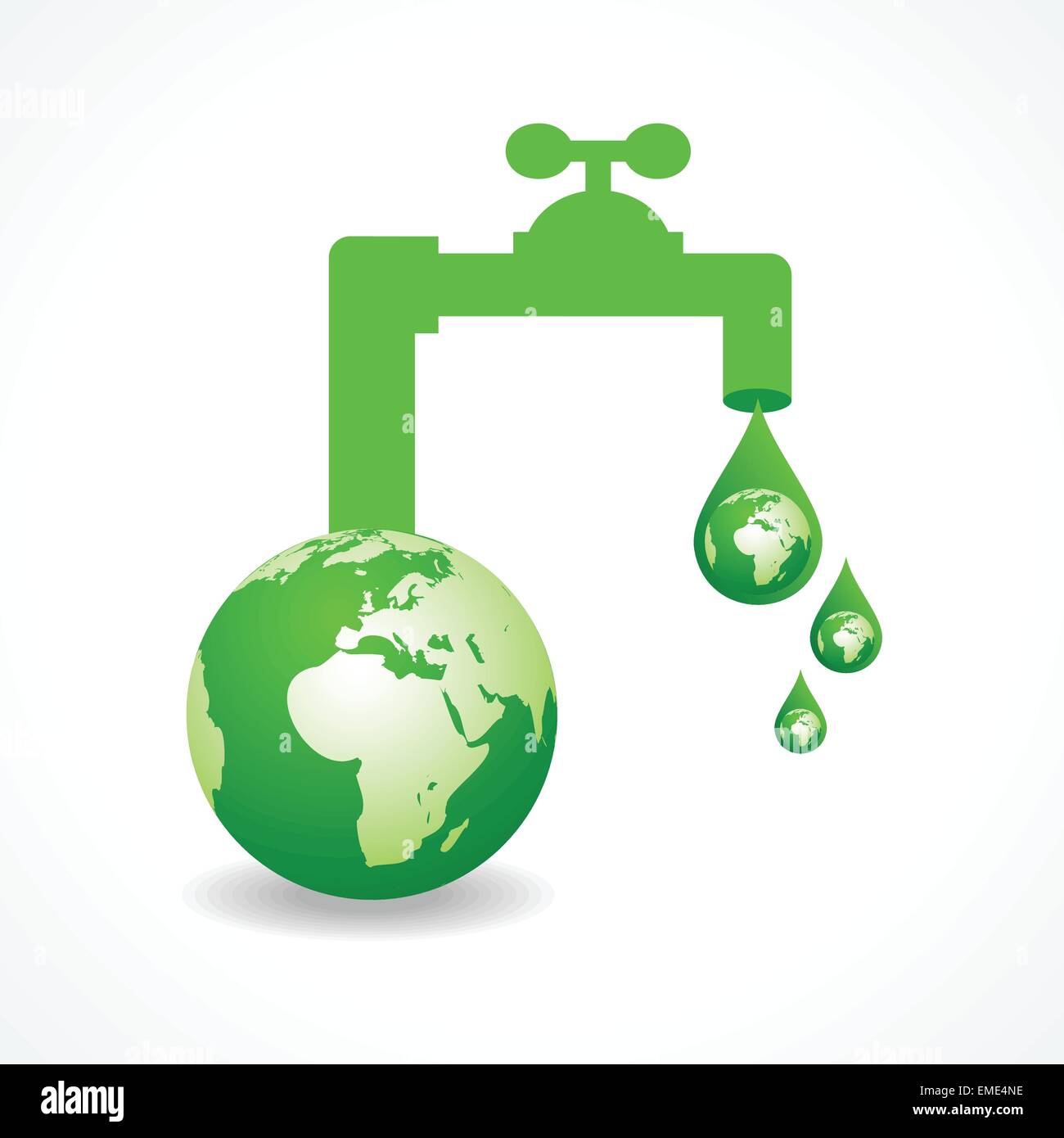 Earth water Stock Vector Images - Alamy