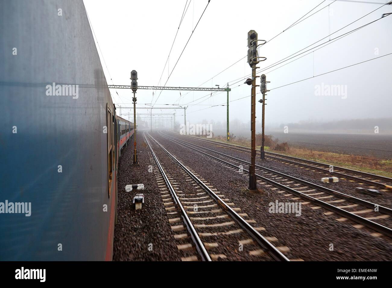 Cargo train curve hi-res stock photography and images - Alamy