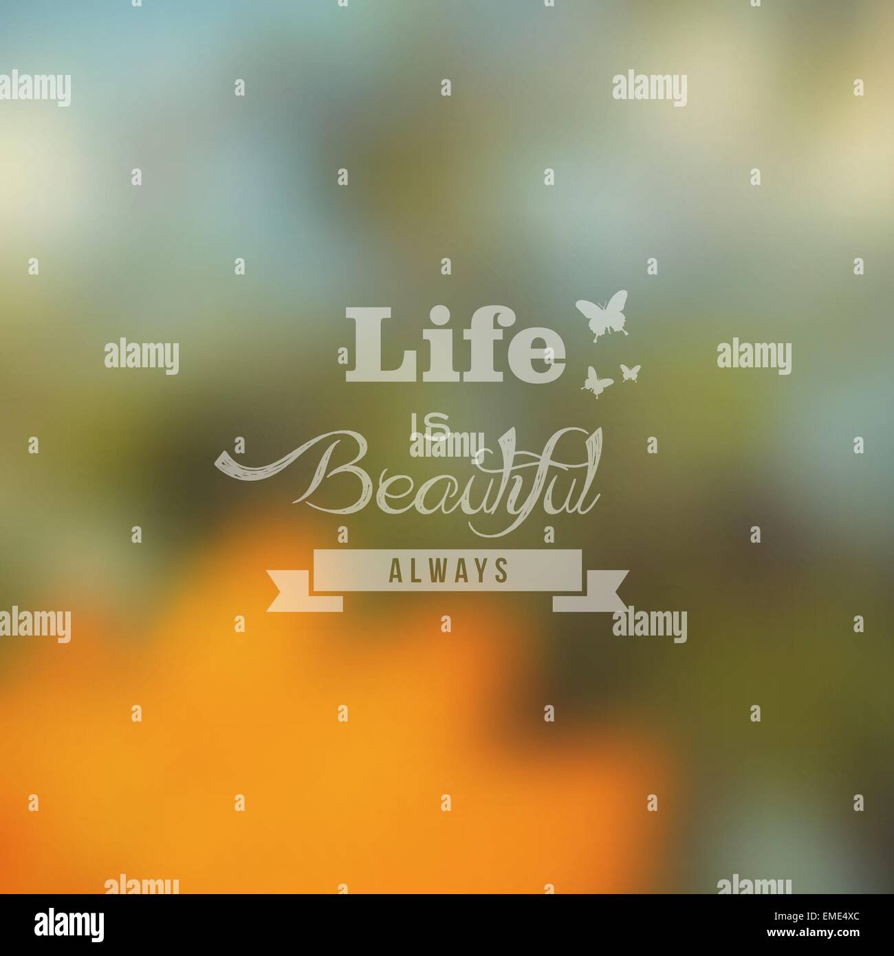 Signs with blurred background Stock Vector Images - Alamy