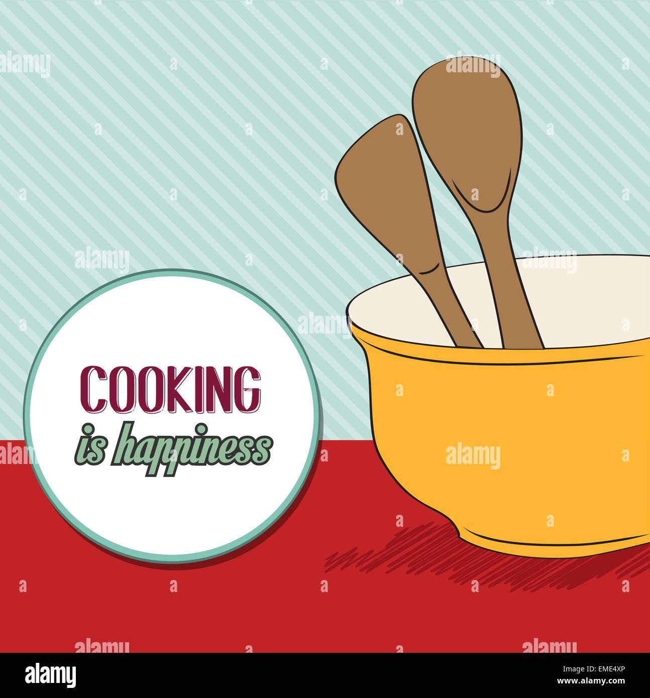 background with kitchen cooking wooden utensils storage pot Stock ...