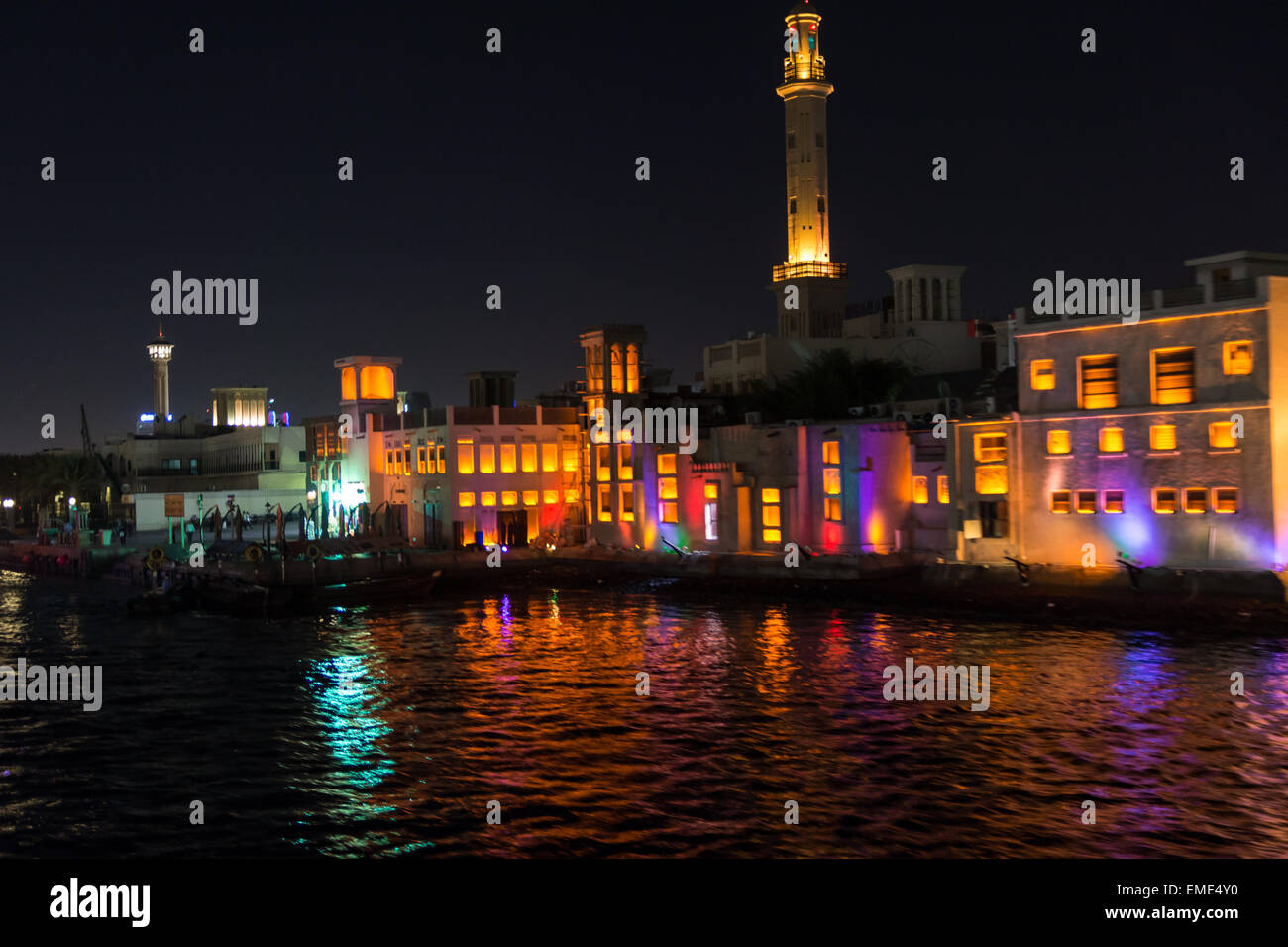 Dubai creek boat tour hi-res stock photography and images - Alamy