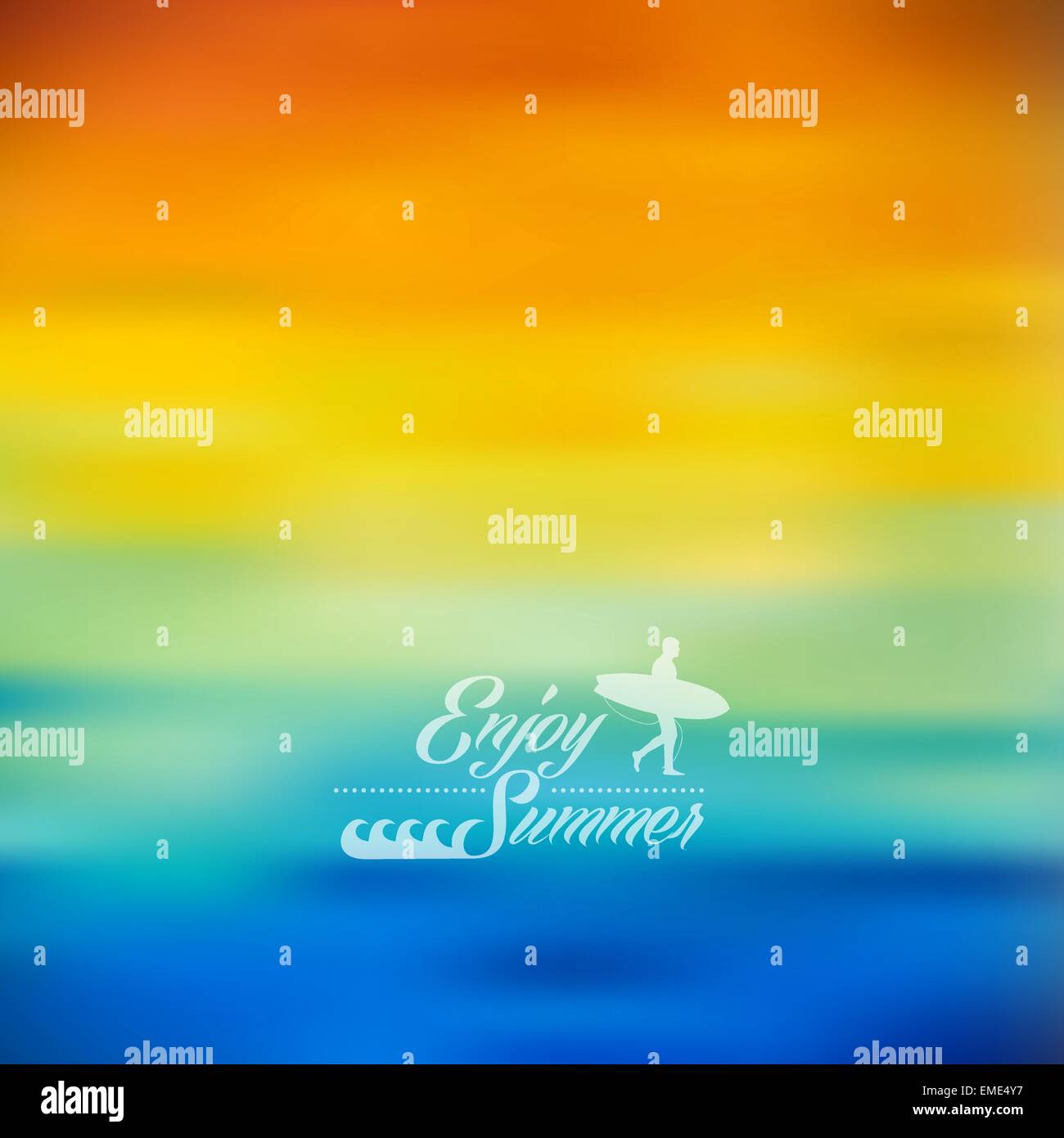 Rainbow sunset beautiful background Stock Vector Images - Alamy