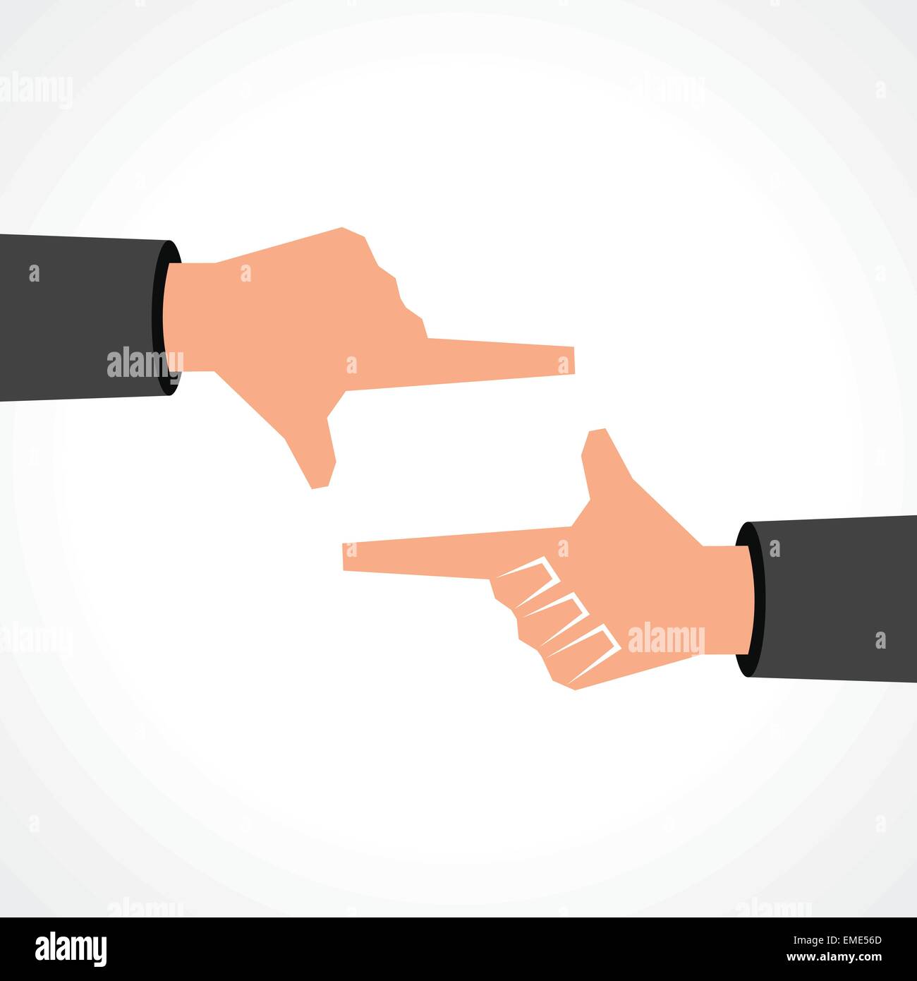 hand frame icon concept - vector illustration Stock Vector Image & Art ...