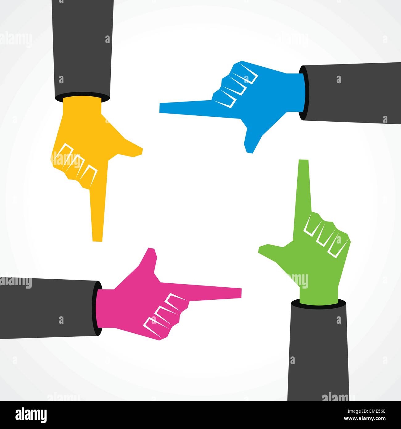 hand frame icon concept - vector illustration Stock Vector Image & Art ...