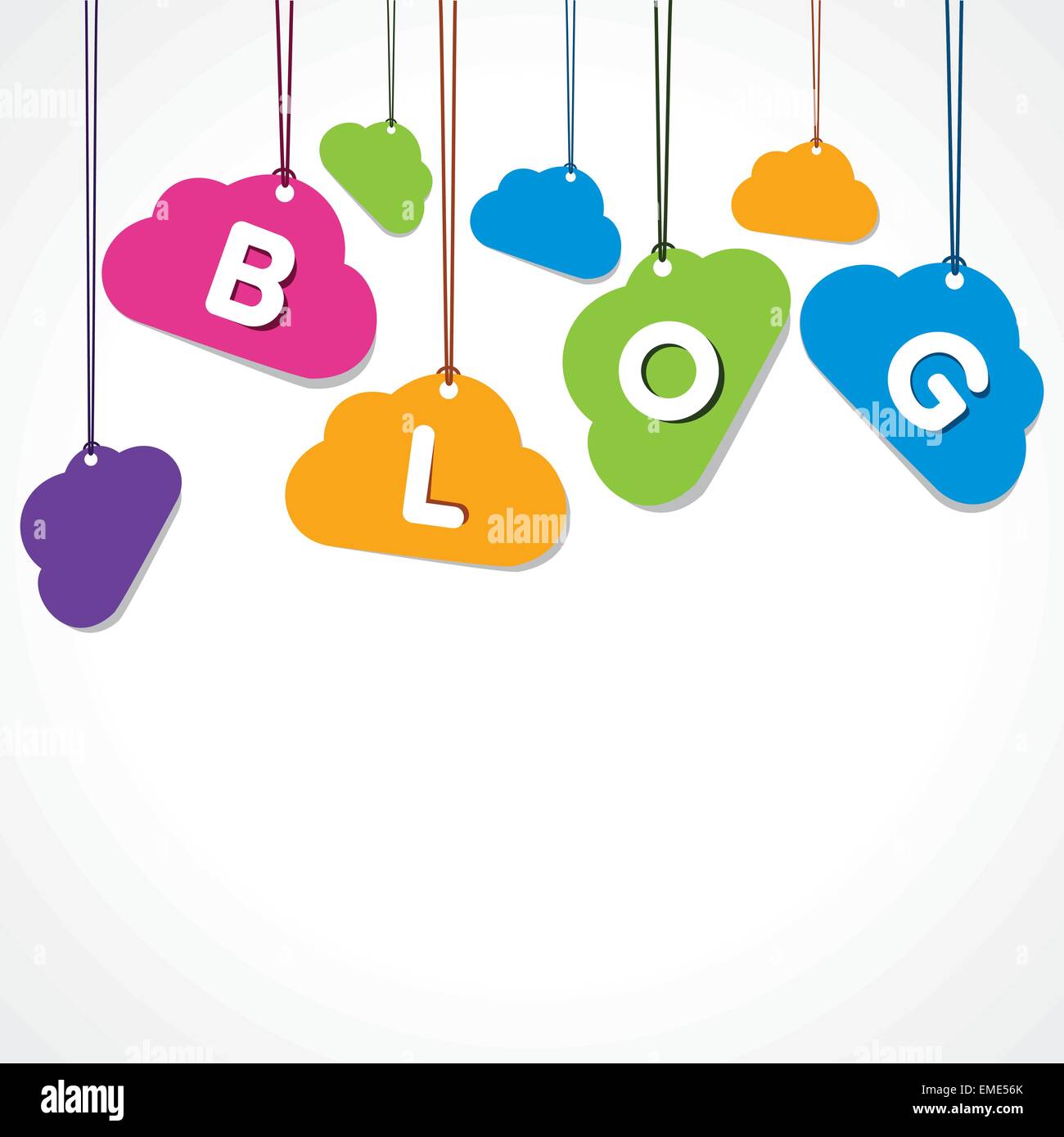 Social media information illustration Stock Vector Images - Alamy