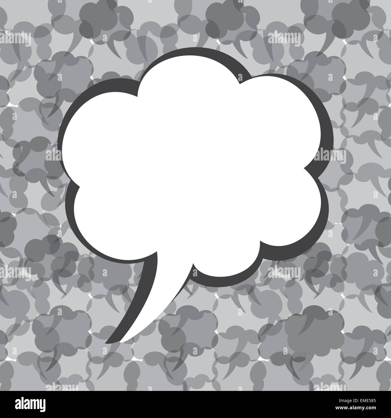 Creative message bubble design stock vector Stock Vector Image & Art ...