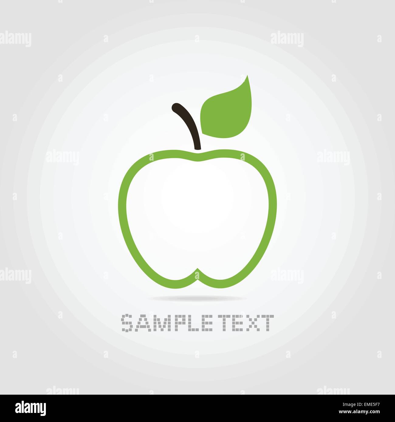Fruit green Stock Vector Images - Alamy