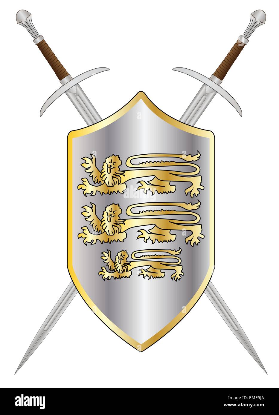 Crossed swords arms hi-res stock photography and images - Alamy