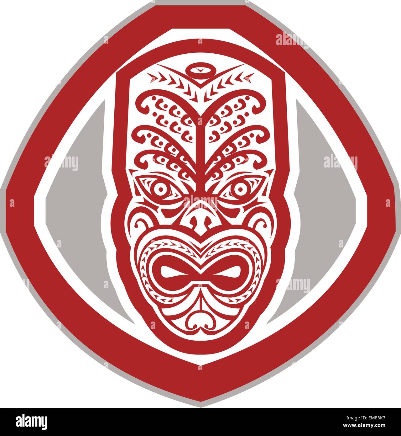 Maori mask hi-res stock photography and images - Alamy