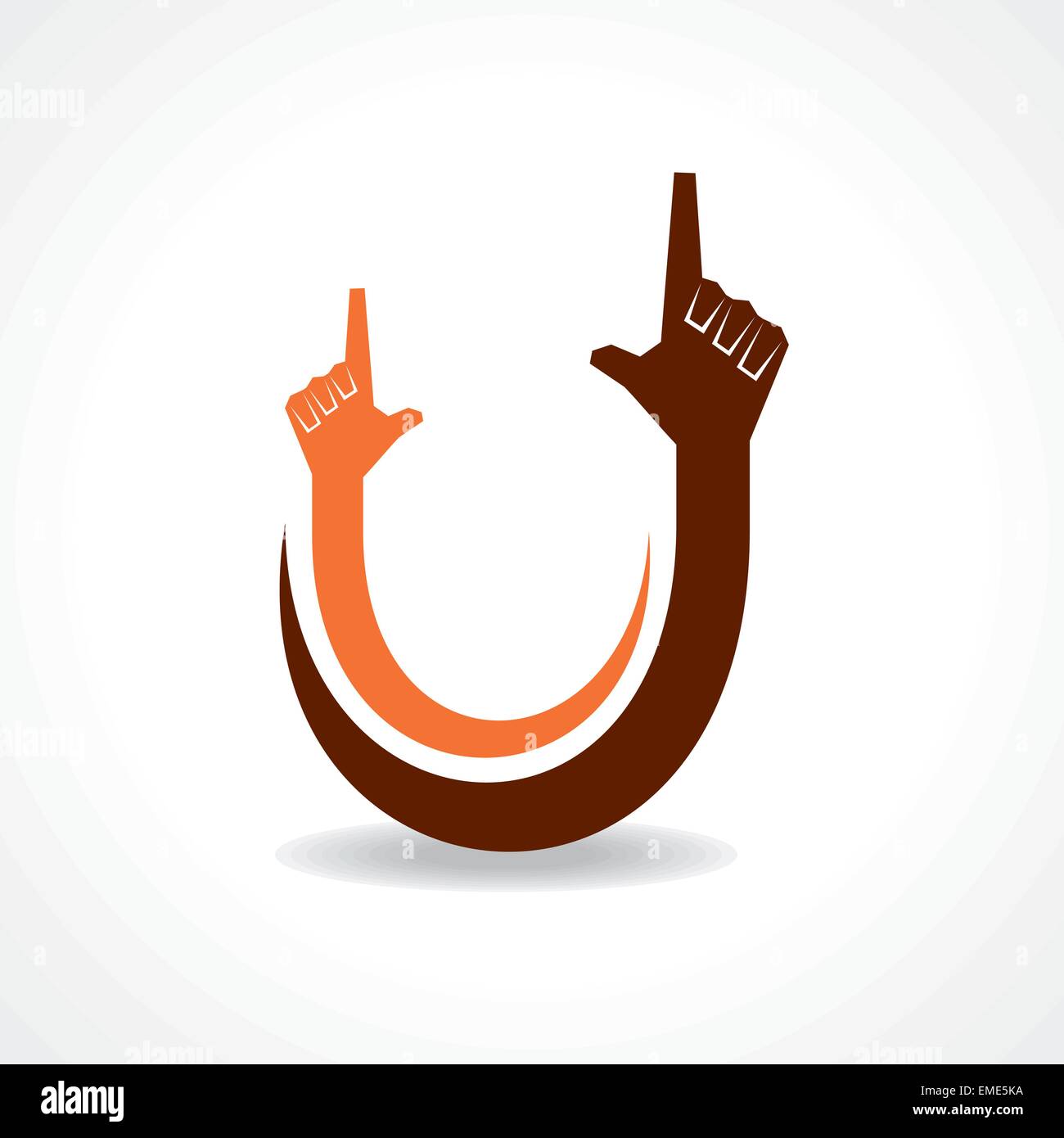 creative hand icon vector concept vector Stock Vector Image & Art - Alamy