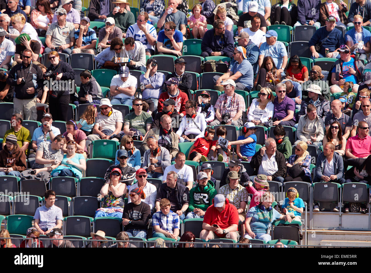 Crowd watching drag racing at the Santa Pod Raceway Stock Photo - Alamy