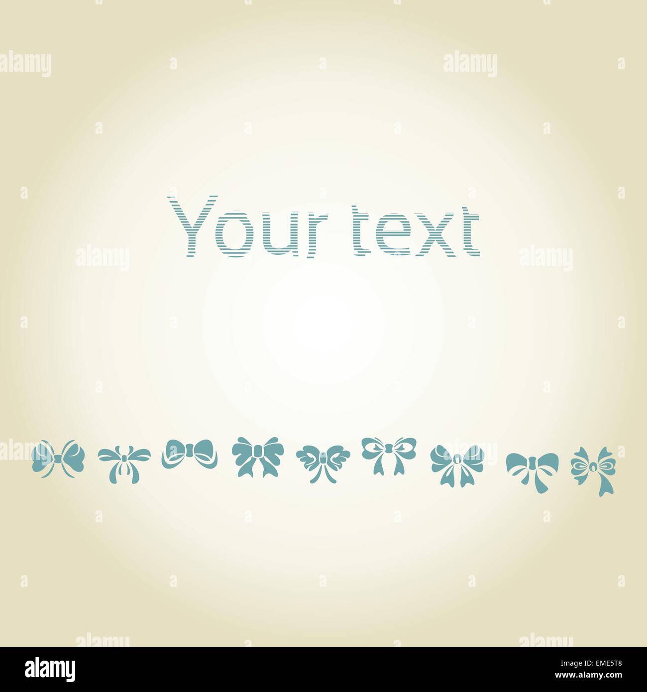 Horizontal bow Stock Vector Images - Alamy