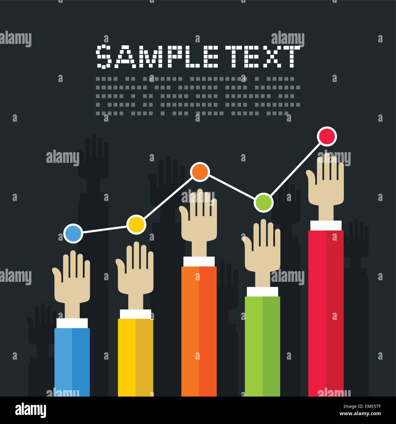 Hand human Stock Vector Images - Alamy