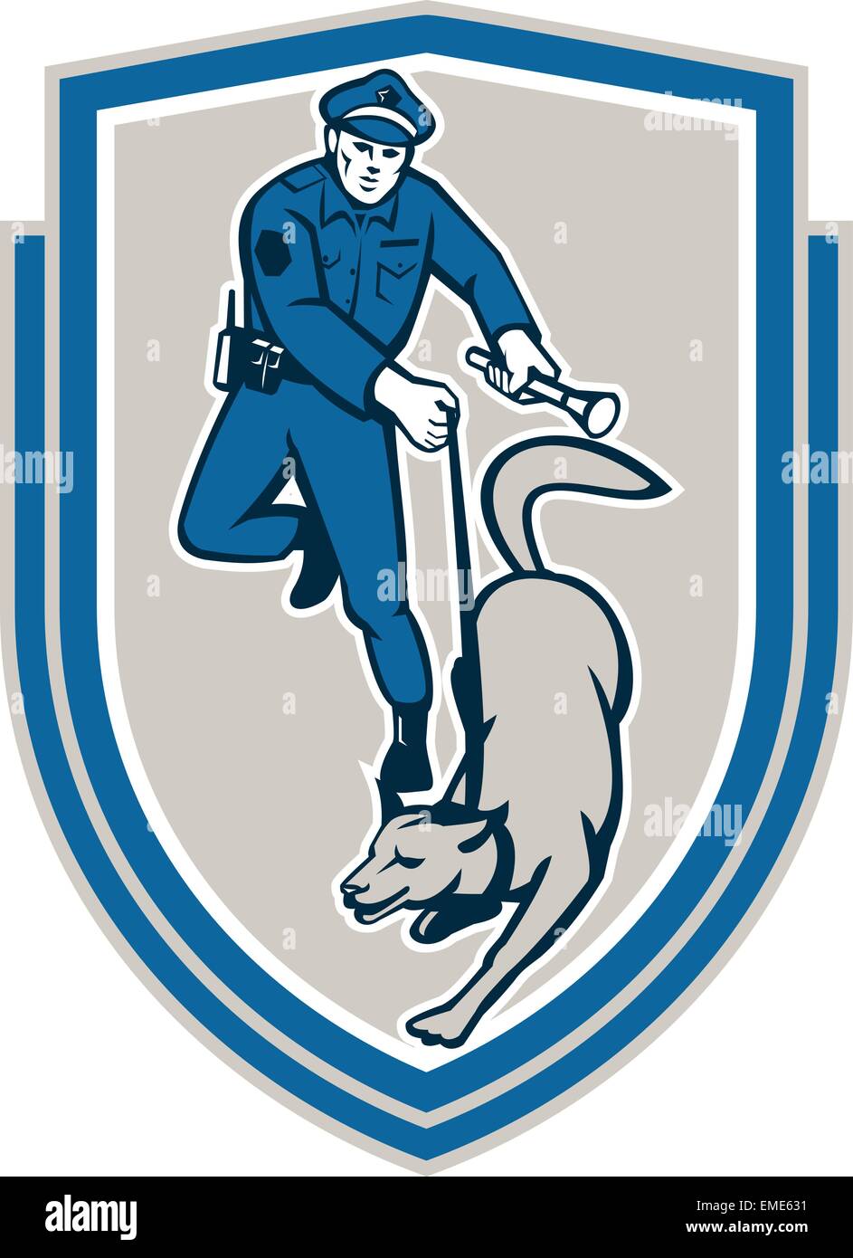 Police canine Stock Vector Images - Alamy