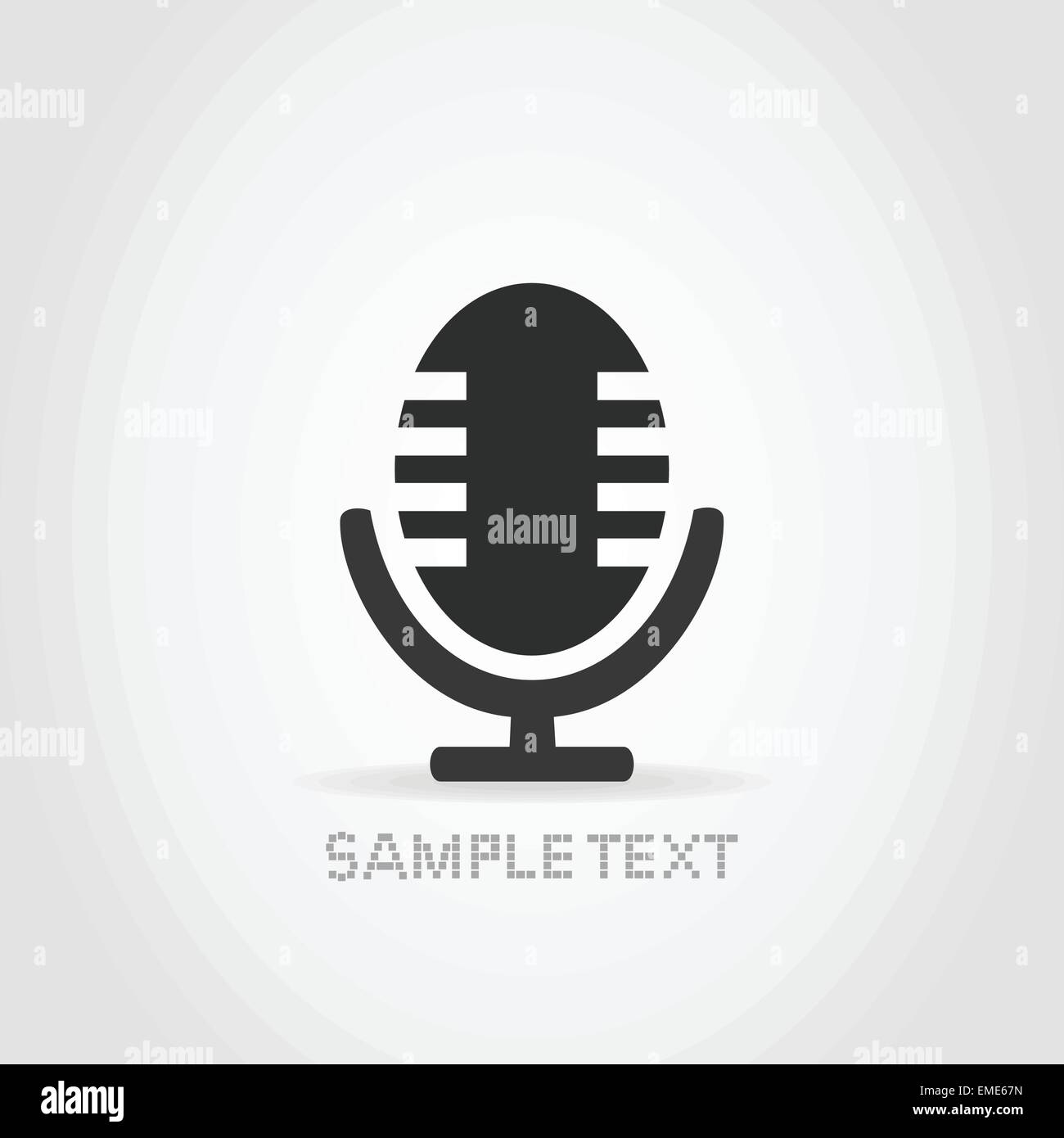 Microphone cable Stock Vector Images - Alamy