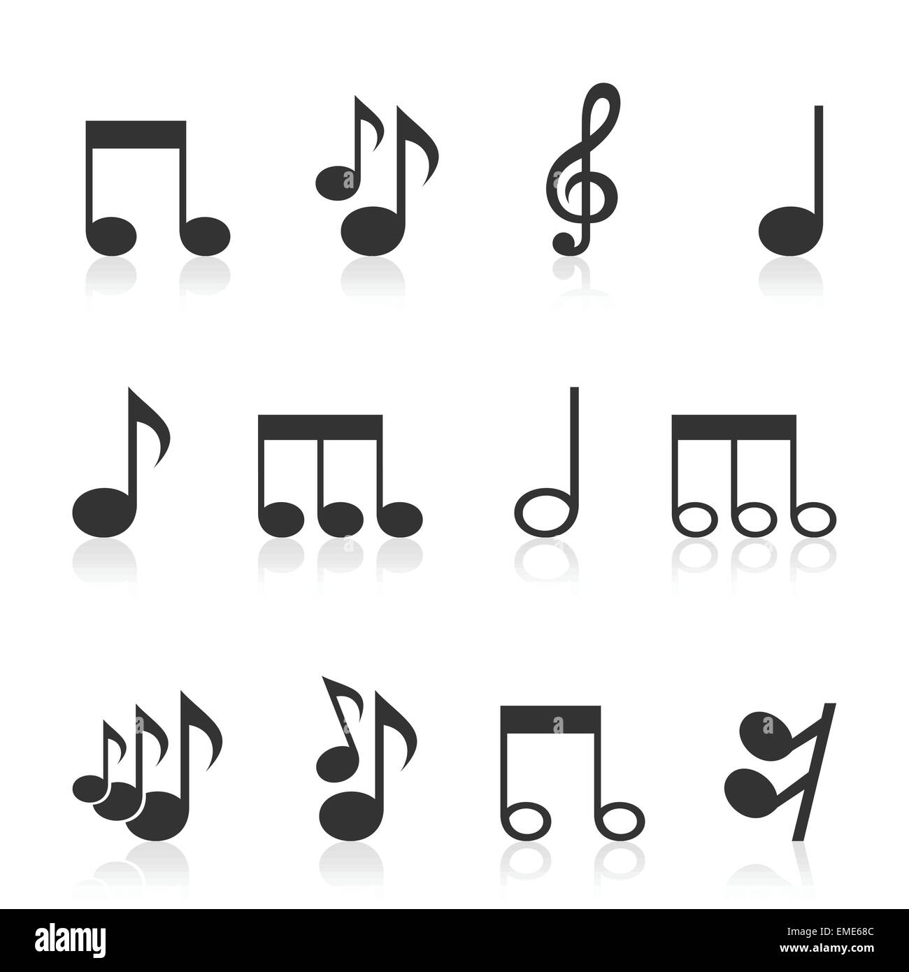 Note an icon Stock Vector Image & Art - Alamy