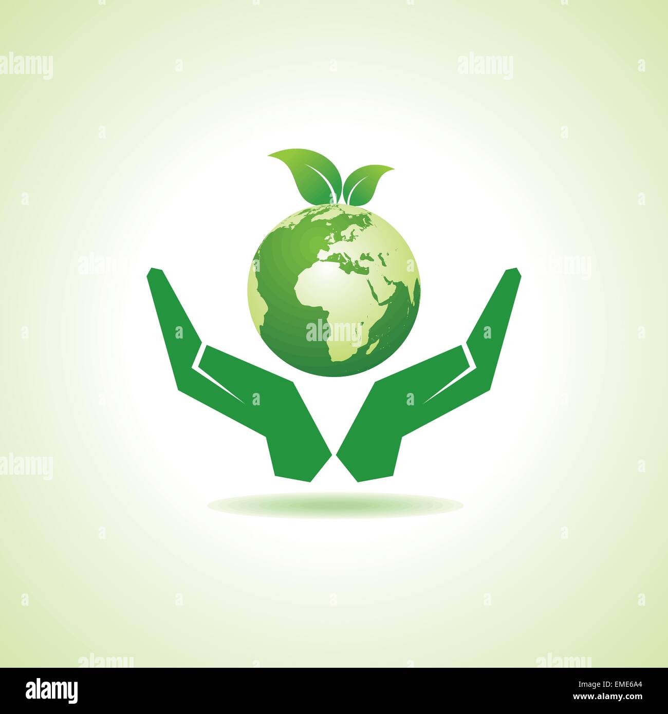 save earth or go green concept vector Stock Vector Image & Art - Alamy
