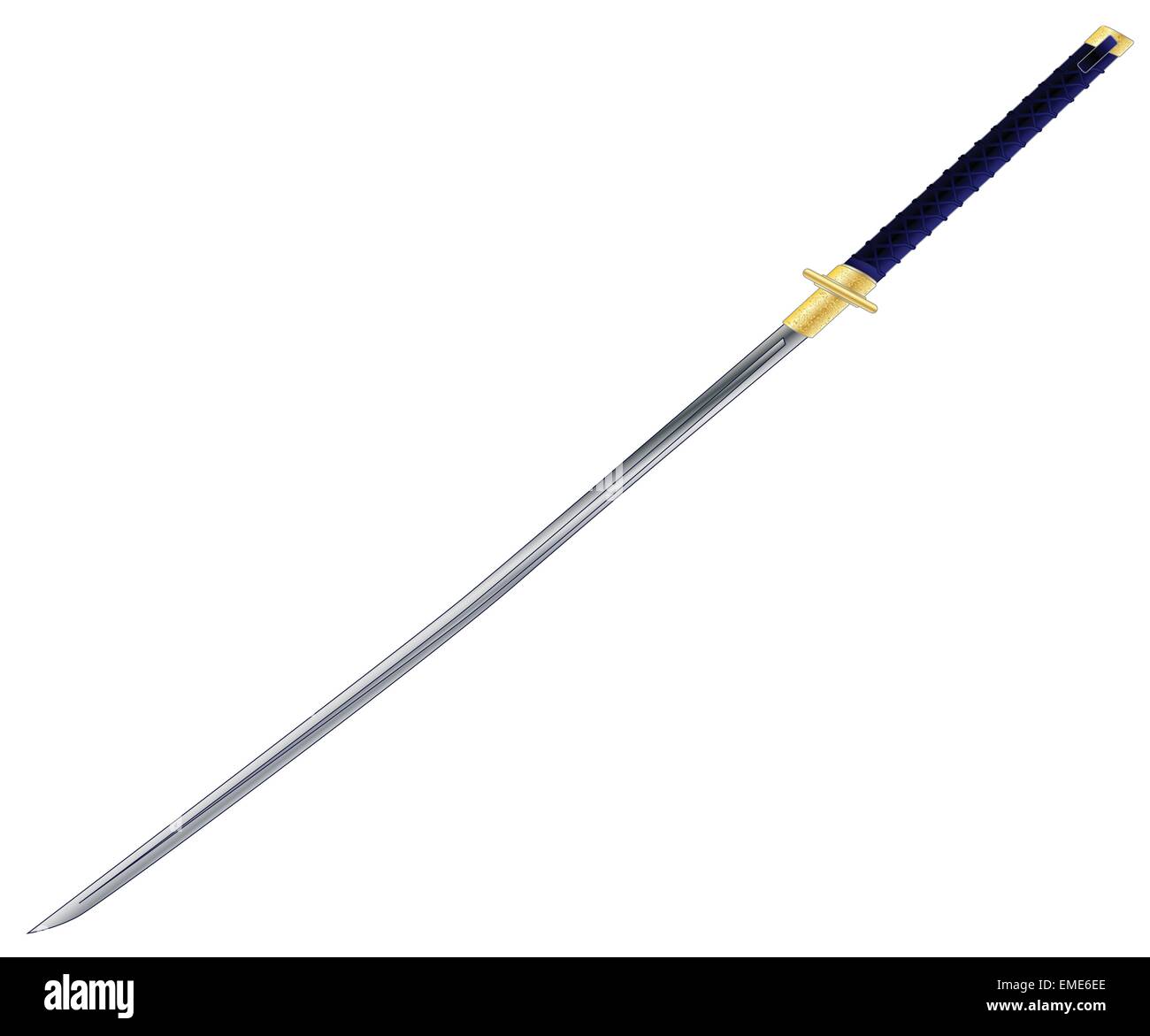 Samurai warrior drawing katana sword hi-res stock photography and ...