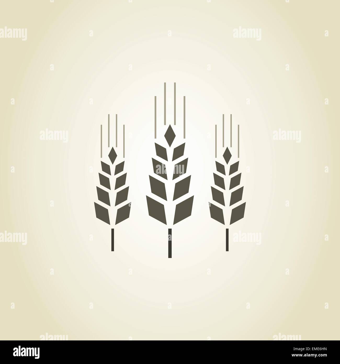 Wheat stalk silhouette hi-res stock photography and images - Alamy