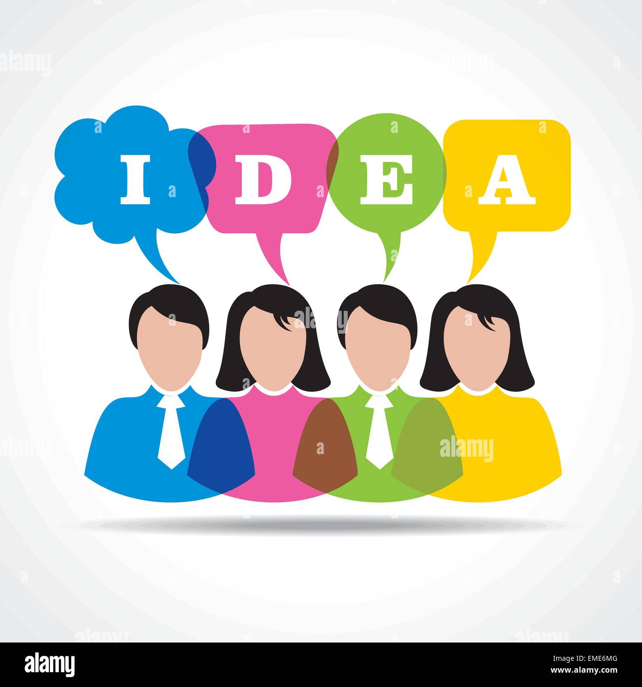 Community people social message Stock Vector Images - Alamy