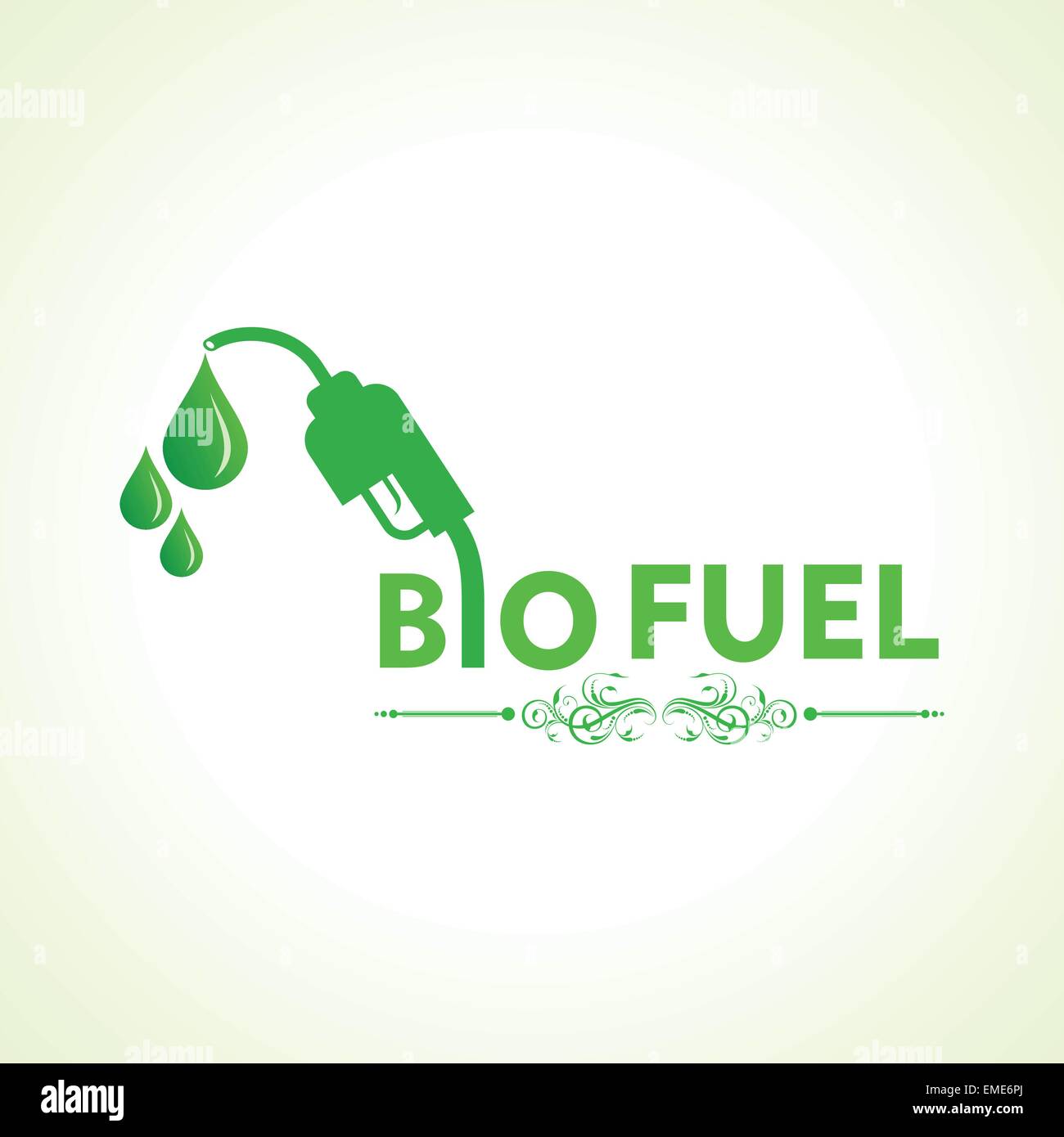 Bio fuel concept with nozzle Stock Vector Image & Art - Alamy
