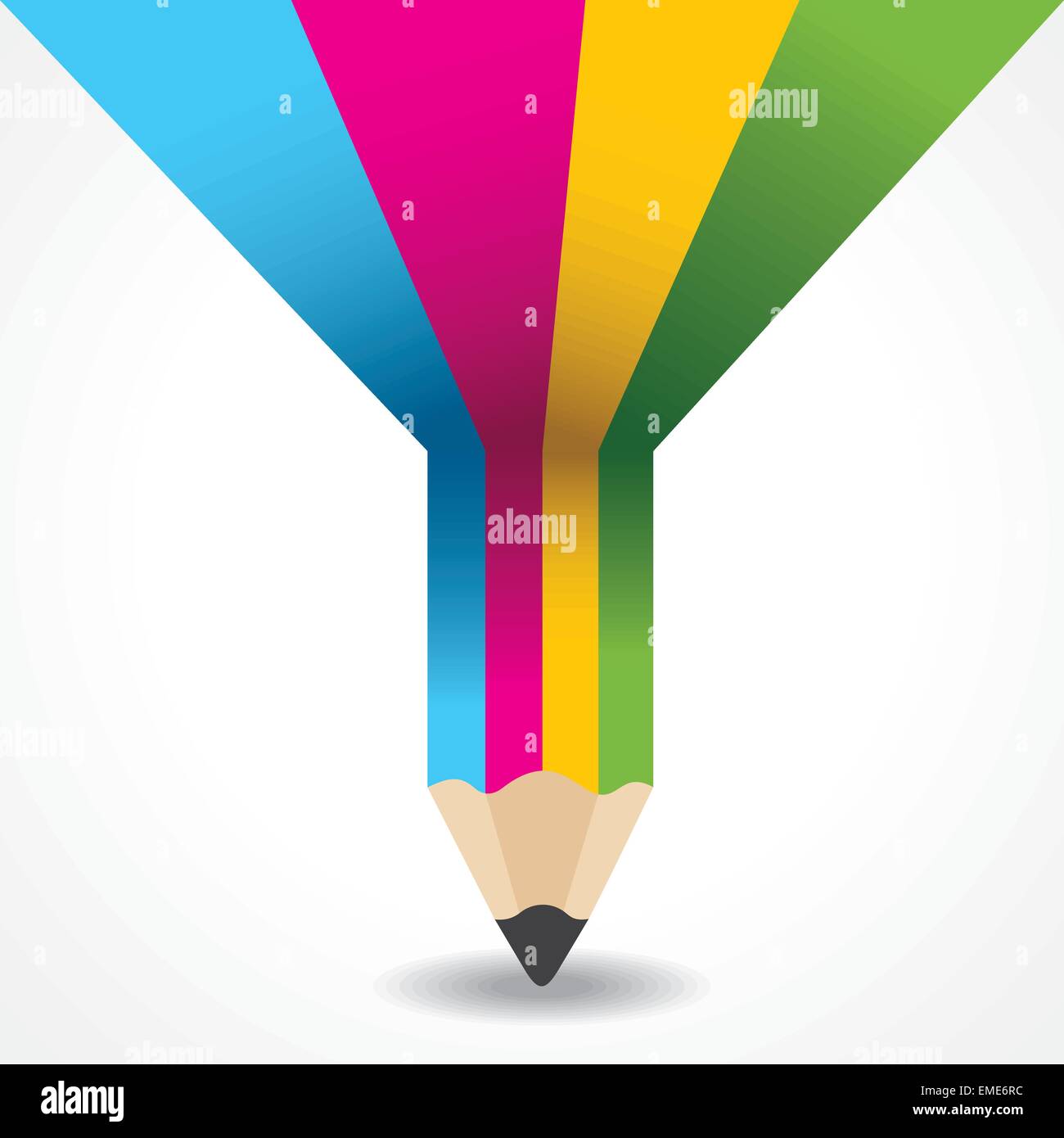 Brochure pencil Stock Vector Images - Alamy