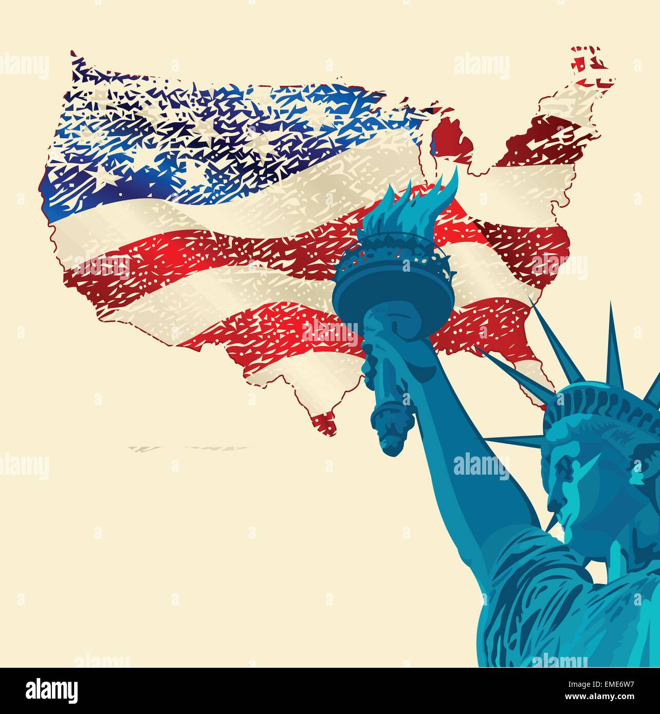 Statue of liberty cartoon hi-res stock photography and images - Alamy