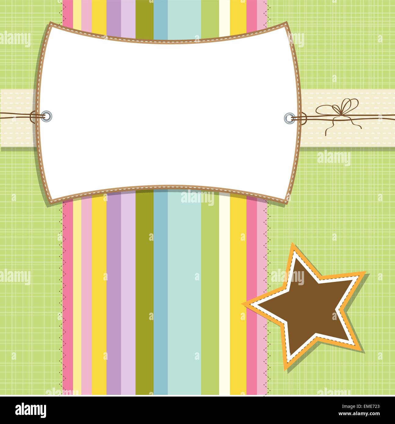 Cool template frame design for greeting card Stock Vector Image & Art ...