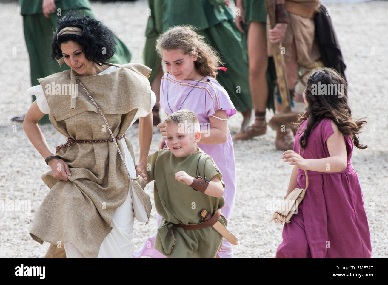 Celebrations for Birth of Rome 2015 Stock Photo - Alamy