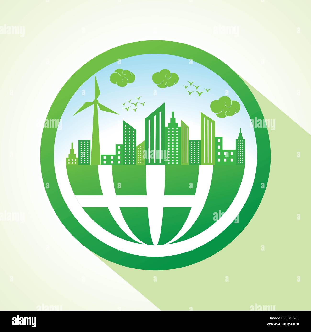 Earth protection sustainable ecology Stock Vector Images - Alamy