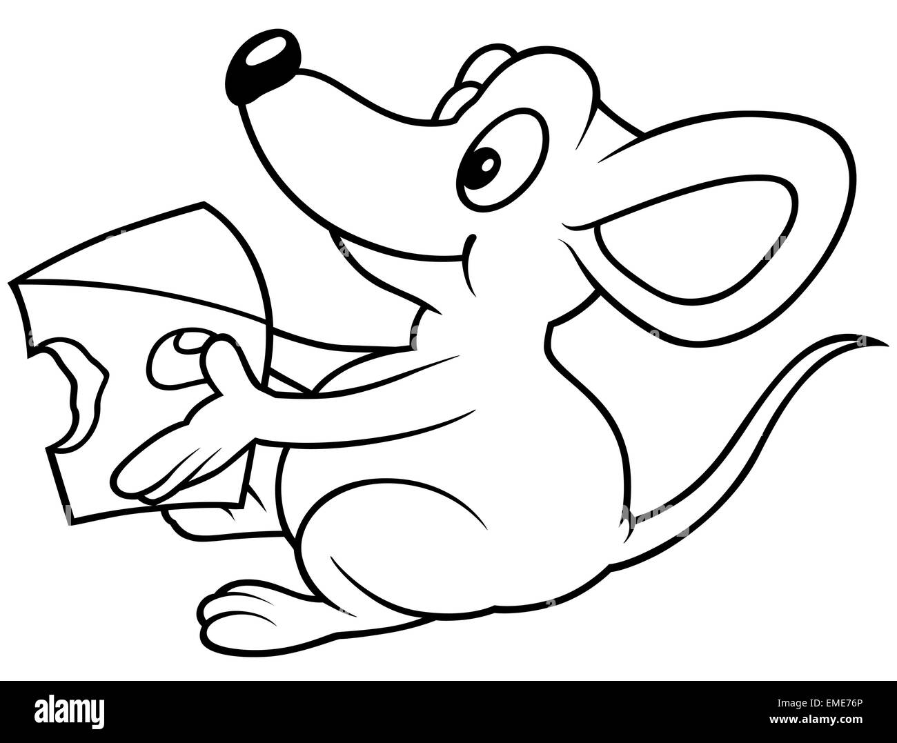 Hand drawn outline cartoon holding hi-res stock photography and images ...