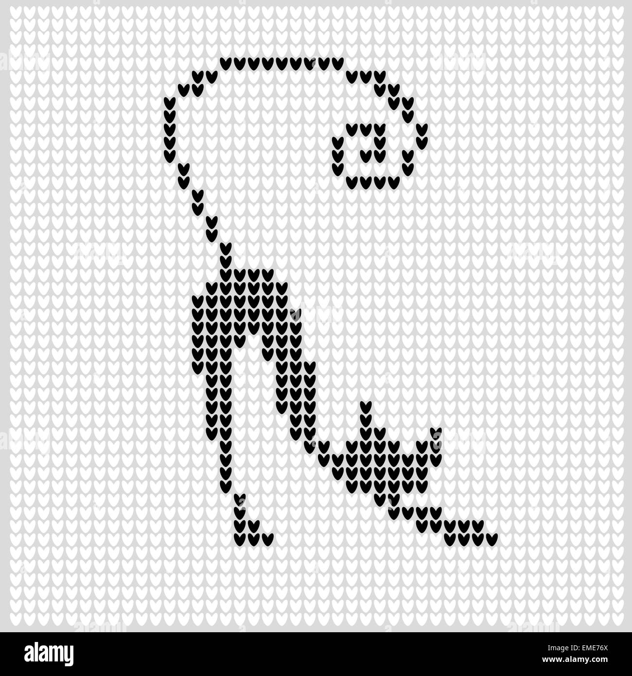 Seamless background design cats Black and White Stock Photos & Images ...